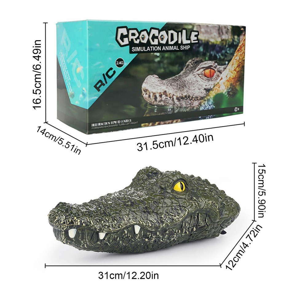 Remote-Control Crocodile Head Boat 2.4GHz RC Alligator Head RC Boat | eBay
