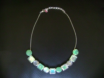 Collier femme SKALLI NEUF tons vert jamais porté. | eBay