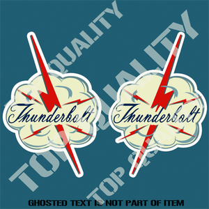 BSA THUNDERBOLT DECAL STICKER X2 BOBBER BSA VINTAGE MOTORCYCLE DECALS ...