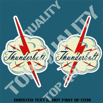 BSA THUNDERBOLT DECAL STICKER X2 BOBBER BSA VINTAGE MOTORCYCLE DECALS ...