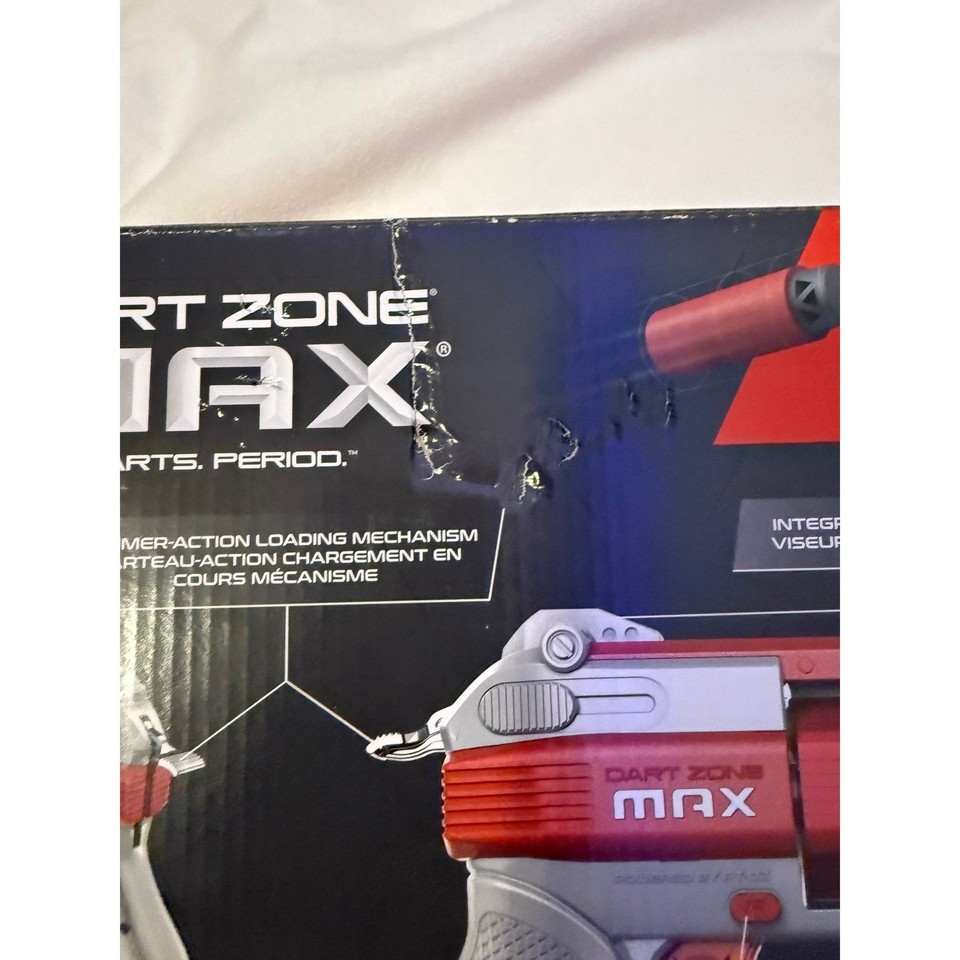 Dart Zone Covert Ops Max Outlaw Ultimate Dart Blaster w/ 12 Ruby Darts ...