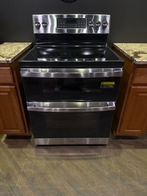 GE JBS86SPSS 30" Stainless Freestanding Double Oven Electric Range NOB ...