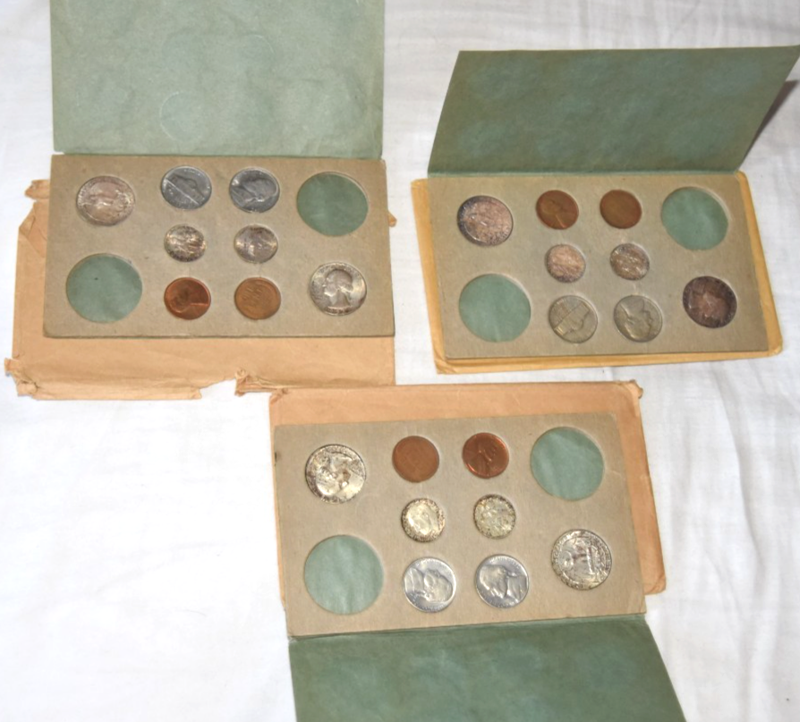 1952 P D S US Double Mint Set W/ Original Holders Partial Set | eBay