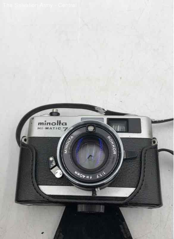 Minolta Hi-Matic 7S2 Electroflash Auto Exposure Film Camera Kit With ...
