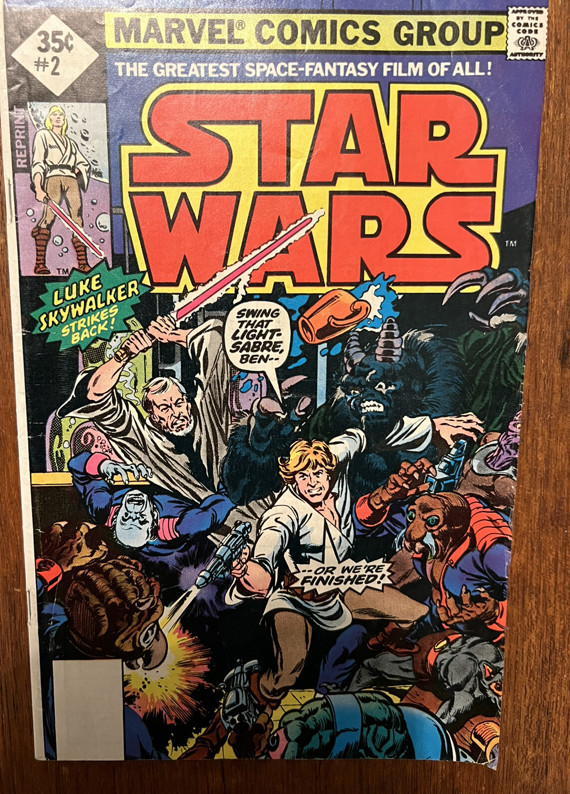 Star Wars #2 Marvel Comic 1977 35 cent no barcode no res! | eBay