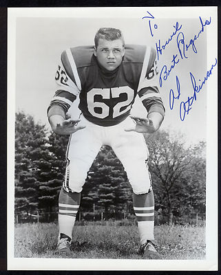 Al Atkinson Signed New York Jets Team Issued 8x10 Photo Super Bowl III ...