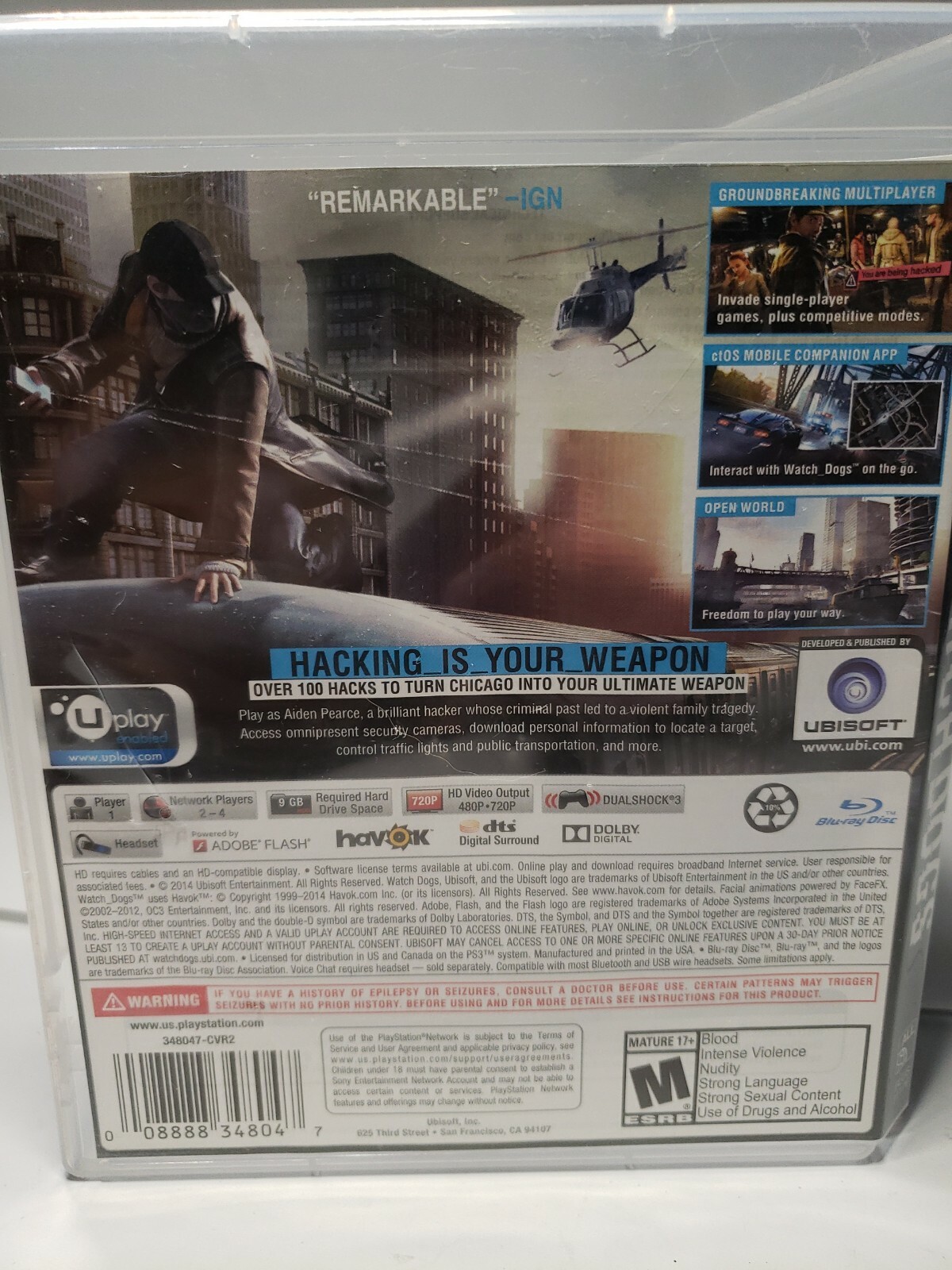 Watch Dogs (Sony PlayStation 3, 2014) 8888348405 | eBay