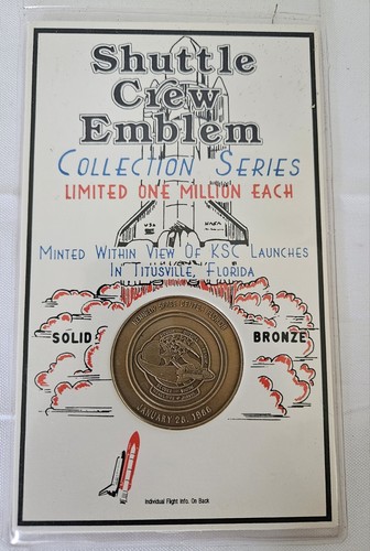 1986 Shuttle Crew Emblem Collection Series Solid Bronze | eBay