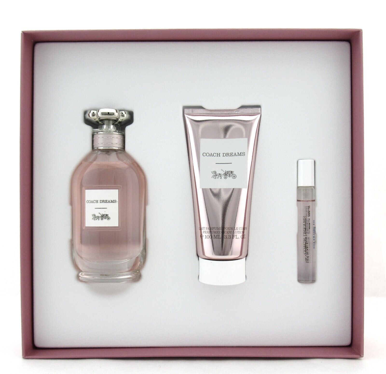 Coach Dreams by Coach EDP Set Perfume 90ml+7.5ml+100ml Body Lotion NIB ...