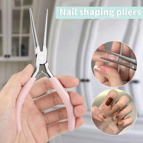 Acrylic Nail Pincher Pinching Pinch Clamp Tool Art C Curve Manicure ...