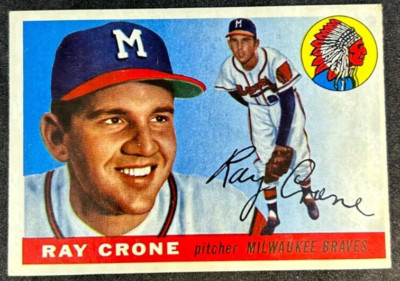 1955 Topps Baseball Card Ray Crone #149 EXMT RANGE BV $25 SL | eBay
