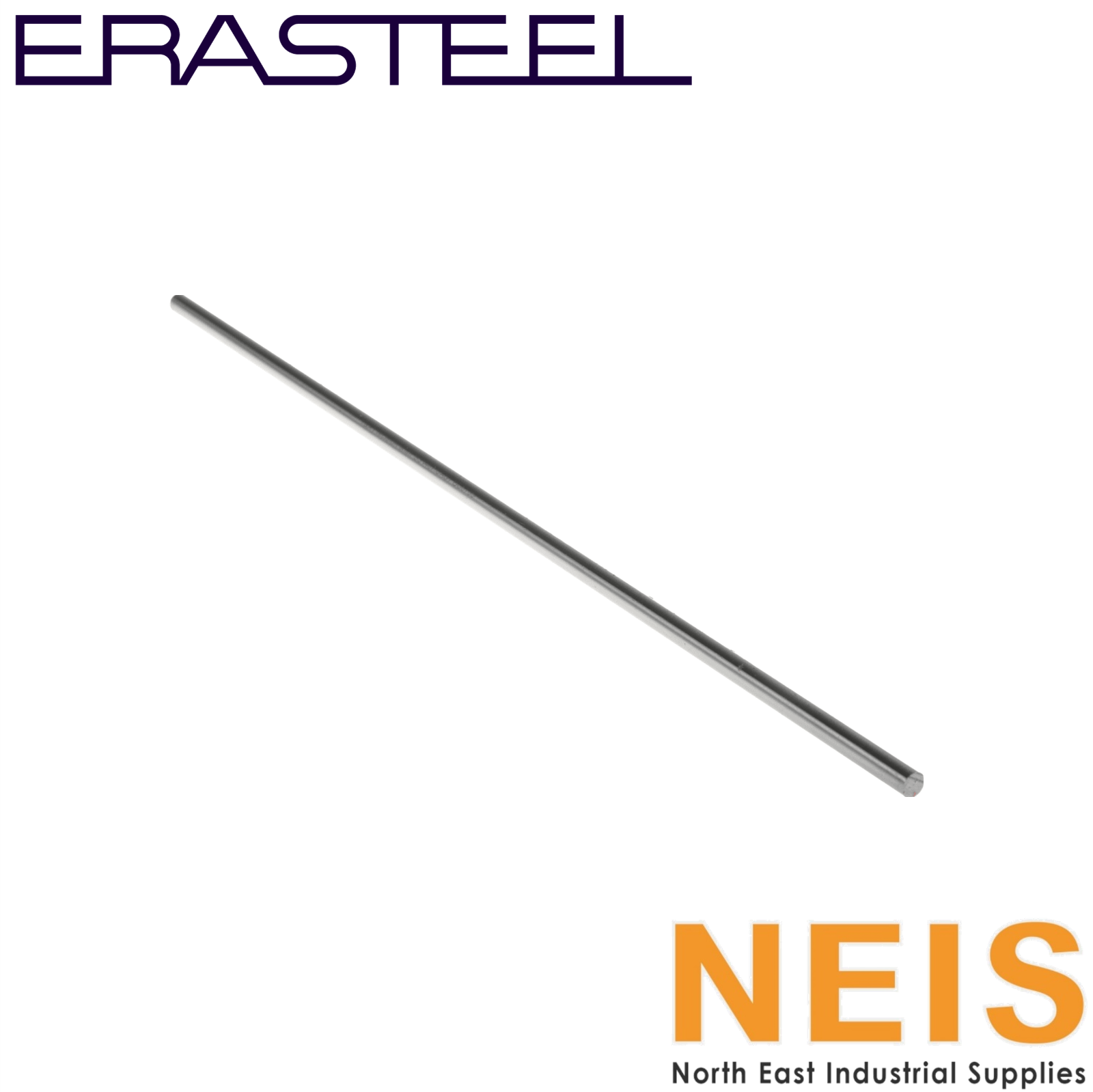 ERASTEEL Silver Steel Stubs Round 1 Metre M/Imp (Size Var.) - High ...