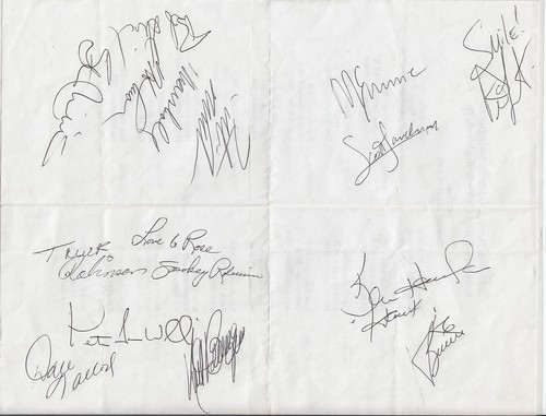 14 Autograph Sheet Jim McMahon Stan Mitika Smokey Robinson Kevin Butler ...