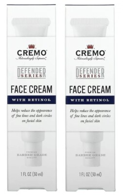 2 Pack- Cremo Defender Series Face Cream With Retinol, 1 oz | eBay