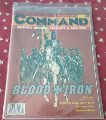 Command Magazine Issue 21 Mar-Apr 1993 Blood & Iron Game Unpunched Copy ...