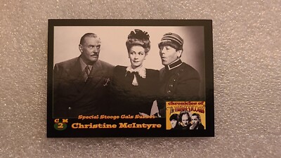 CHRONICLES OF THE THREE STOOGES RRPARKS 2015 Series 3 -Christine ...