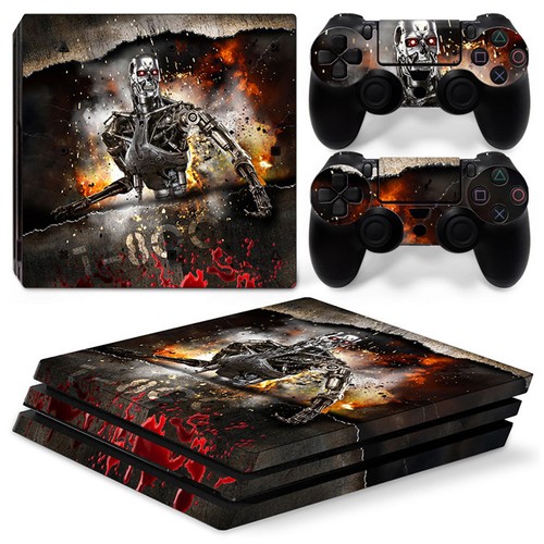 PS4 Pro Playstation 4 Console Skin Decal Sticker Robot Machine Custom ...
