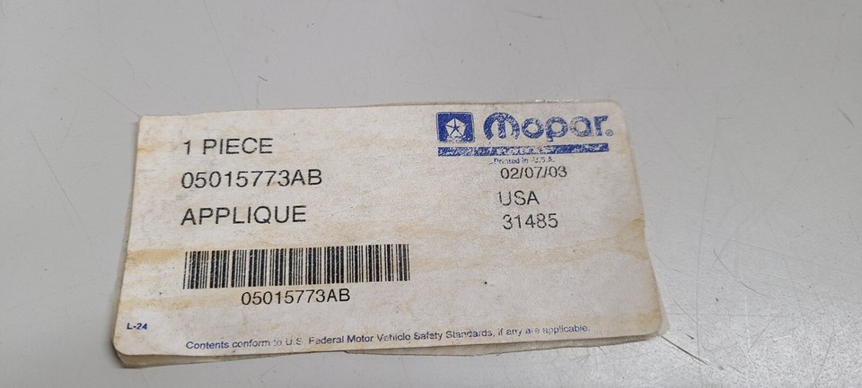 GENUINE MOPAR JEEP Grand Cherokee Exterior Rear Lower Cladding Left ...