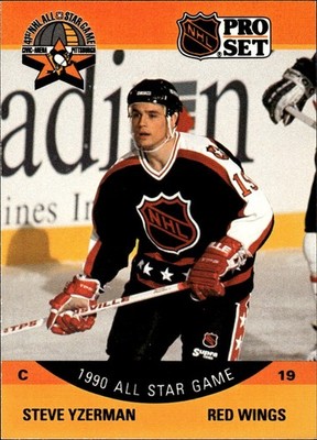 1990-91 Pro Set #347 Steve Yzerman [GOATCARDS] | eBay