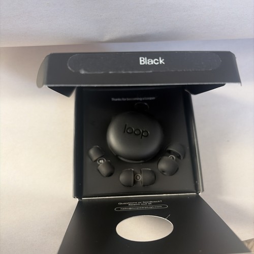 Loop - Switch 2 - Black - Adjustable Ear Plugs – OpenBox | eBay UK