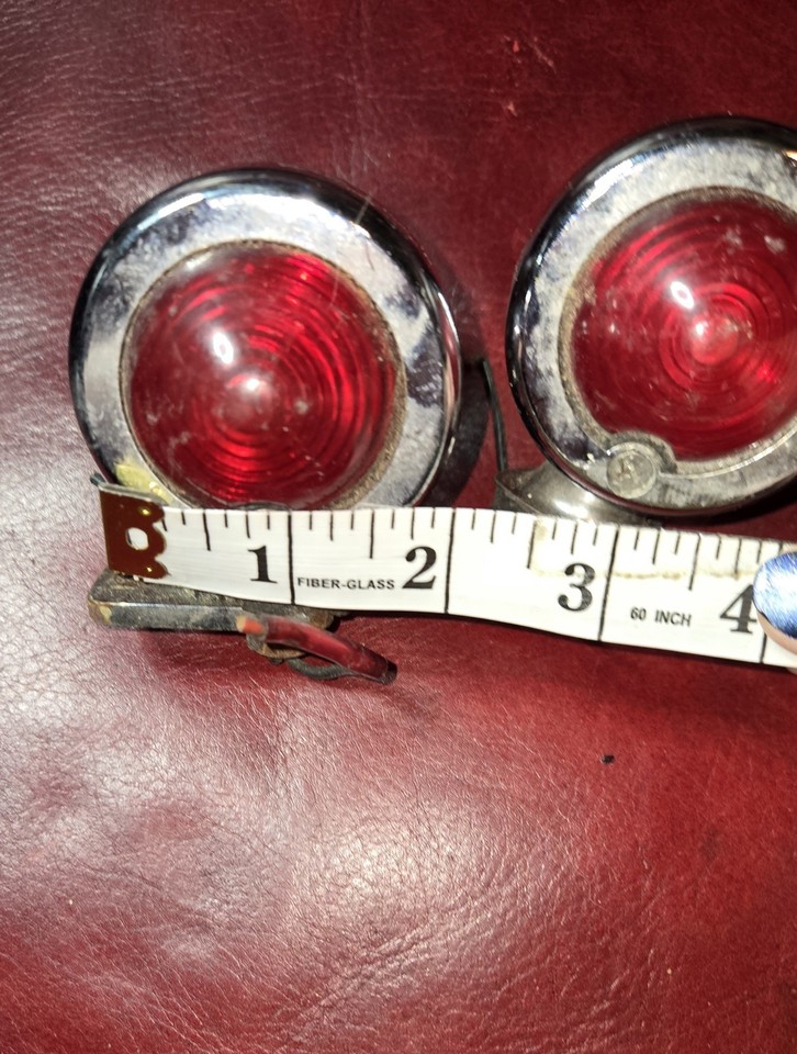 Vtg Tail Gunner Fender/Marker Bullet Light Harley Knucklehead Panhead ...