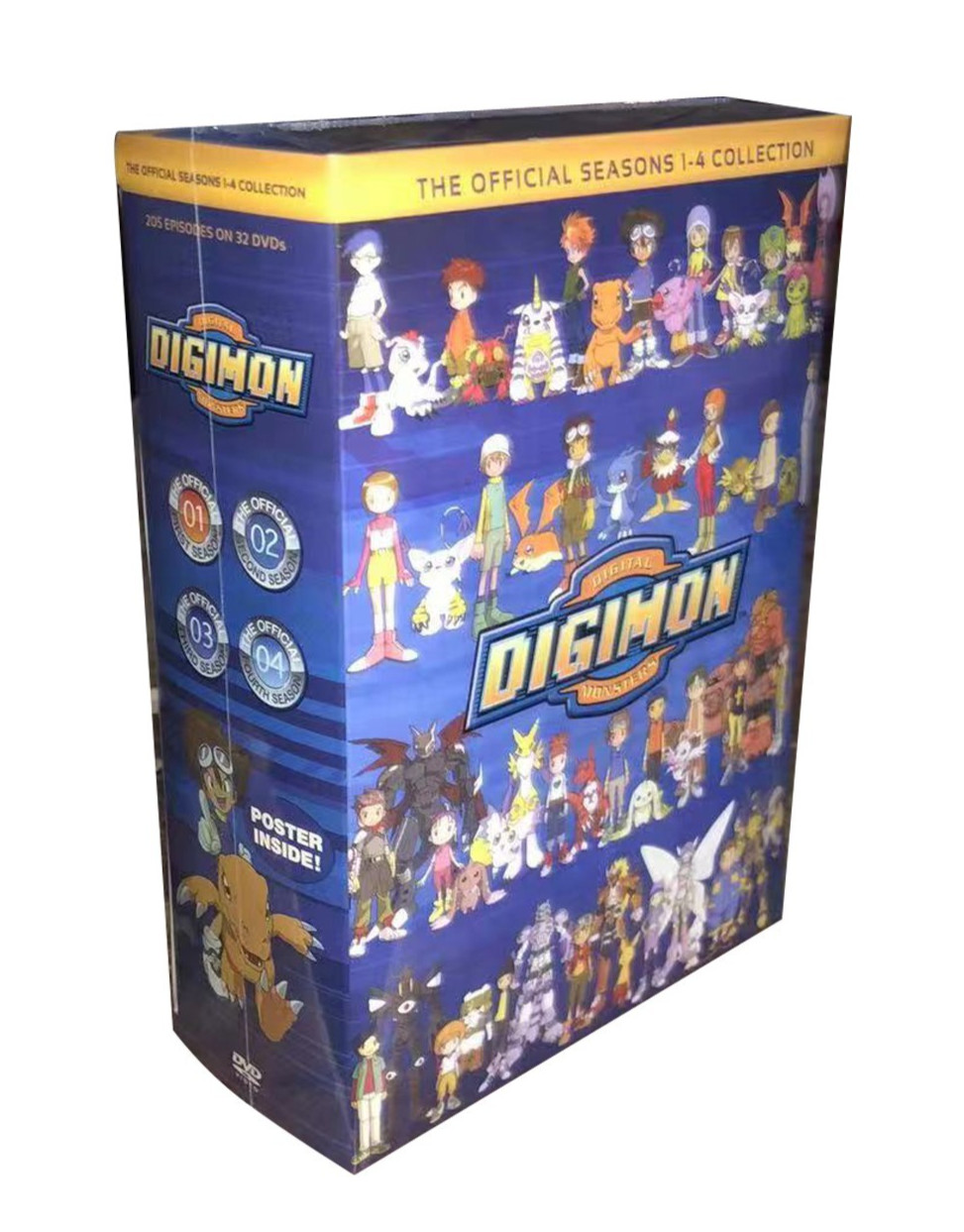 Digimon Digital Monster: The Complete Series Seasons 1-4 (DVD 32-Disc ...