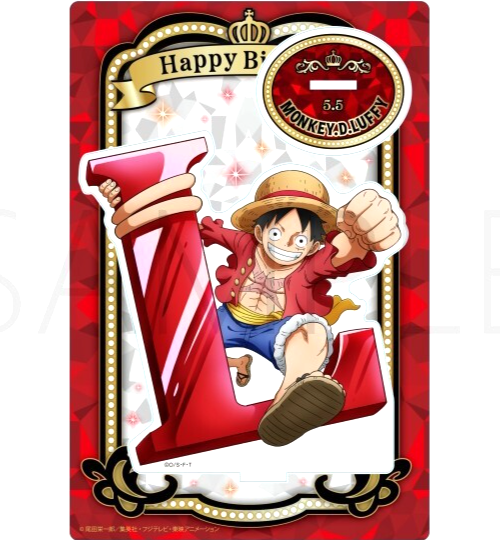 One Piece Luffy Birthday Edition Acrylic Stand 2025 Japan New | eBay