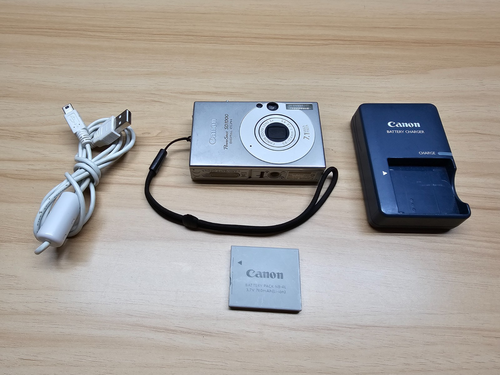 CANON POWERSHOT SD1000 ELPH DIGITAL CAMERA - W/ CHARGER & BATTERY ...