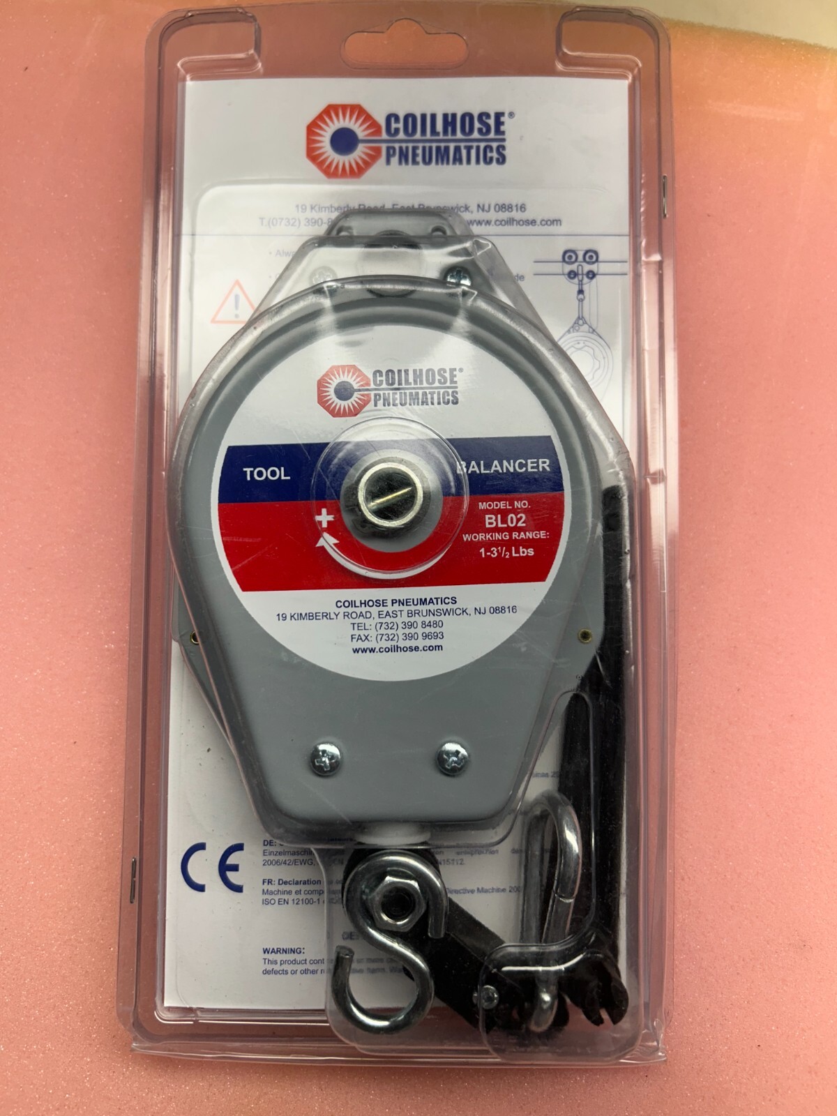 Coilhose Pneumatics BL02 Heavy Duty Mechanical Tool Balancer 1 - 3.5 ...