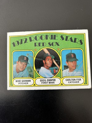 1972 Topps - 1972 Rookie Stars #79 Carlton Fisk, Cecil Cooper, Mike ...