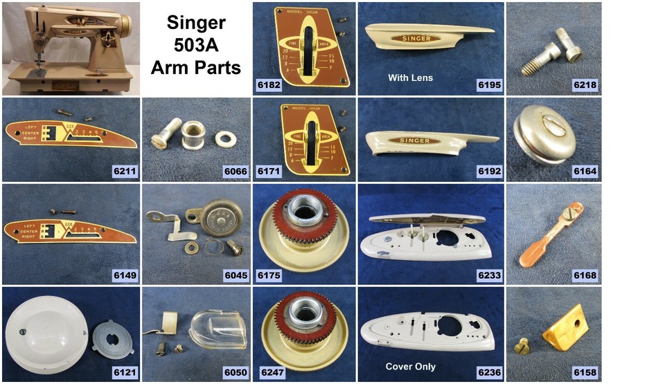 Singer Sewing Machine Model 503A Rocketeer - Choose Your Parts! | eBay