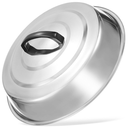 Stainless Pot Cover Griddle Cooking Lid Thickened Dad Boiler Pan Dome ...