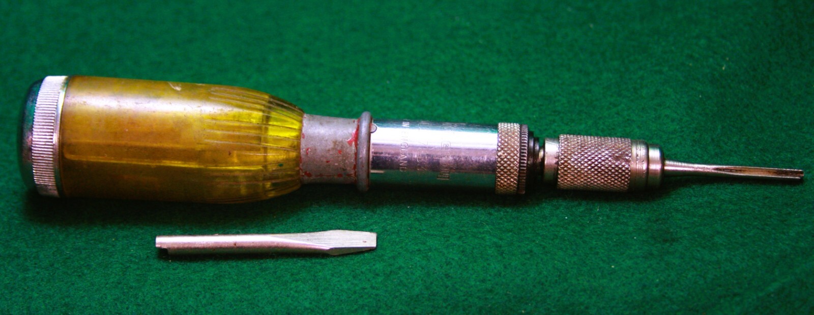 VINTAGE ENGLISH WITHERBY 7833 SPIRAL RATCHETING SCREWDRIVER ^2956 | eBay