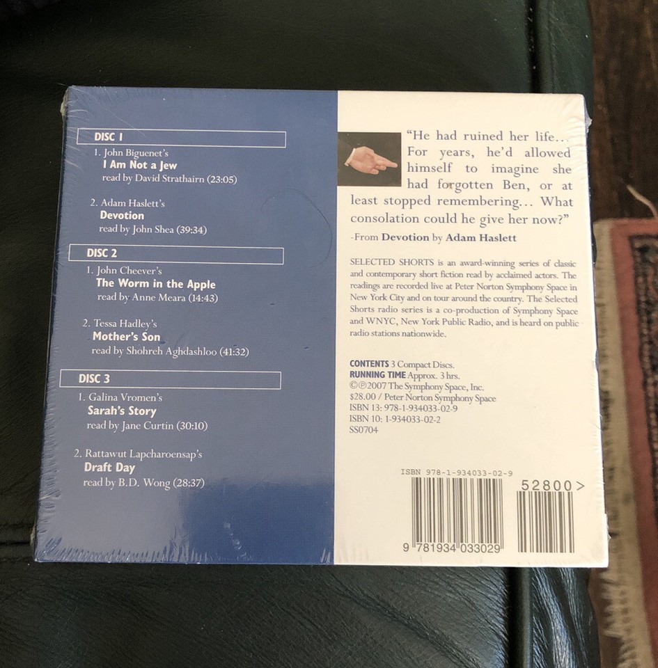 SELECTED SHORTS - TALES OF BETRAYAL (NPR) [Audiobook] 3 DVD SET 9781934033029| eBay