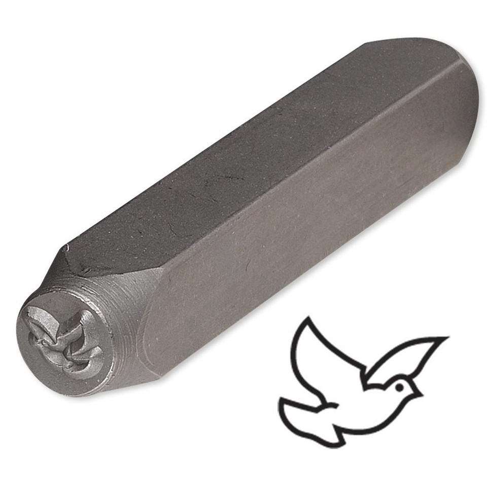 Steel Design Stamp Punch Tool to Embellish Metal, Plastic, Jewelry ...