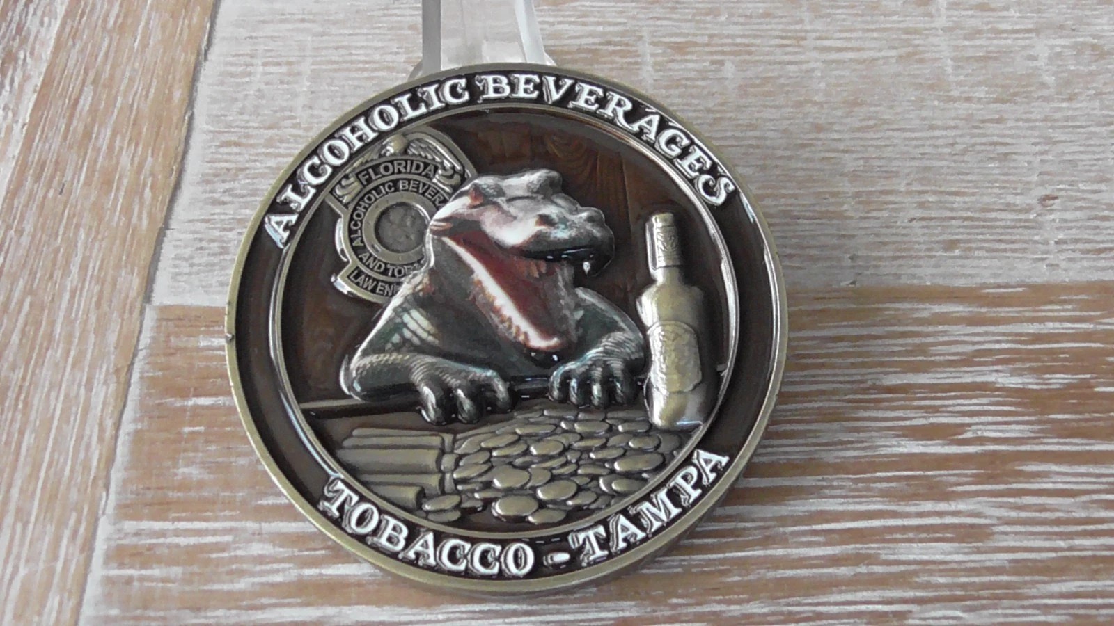 Florida Alcoholic Beverages & Tobacco Police Tampa Challenge Coin #D955 ...