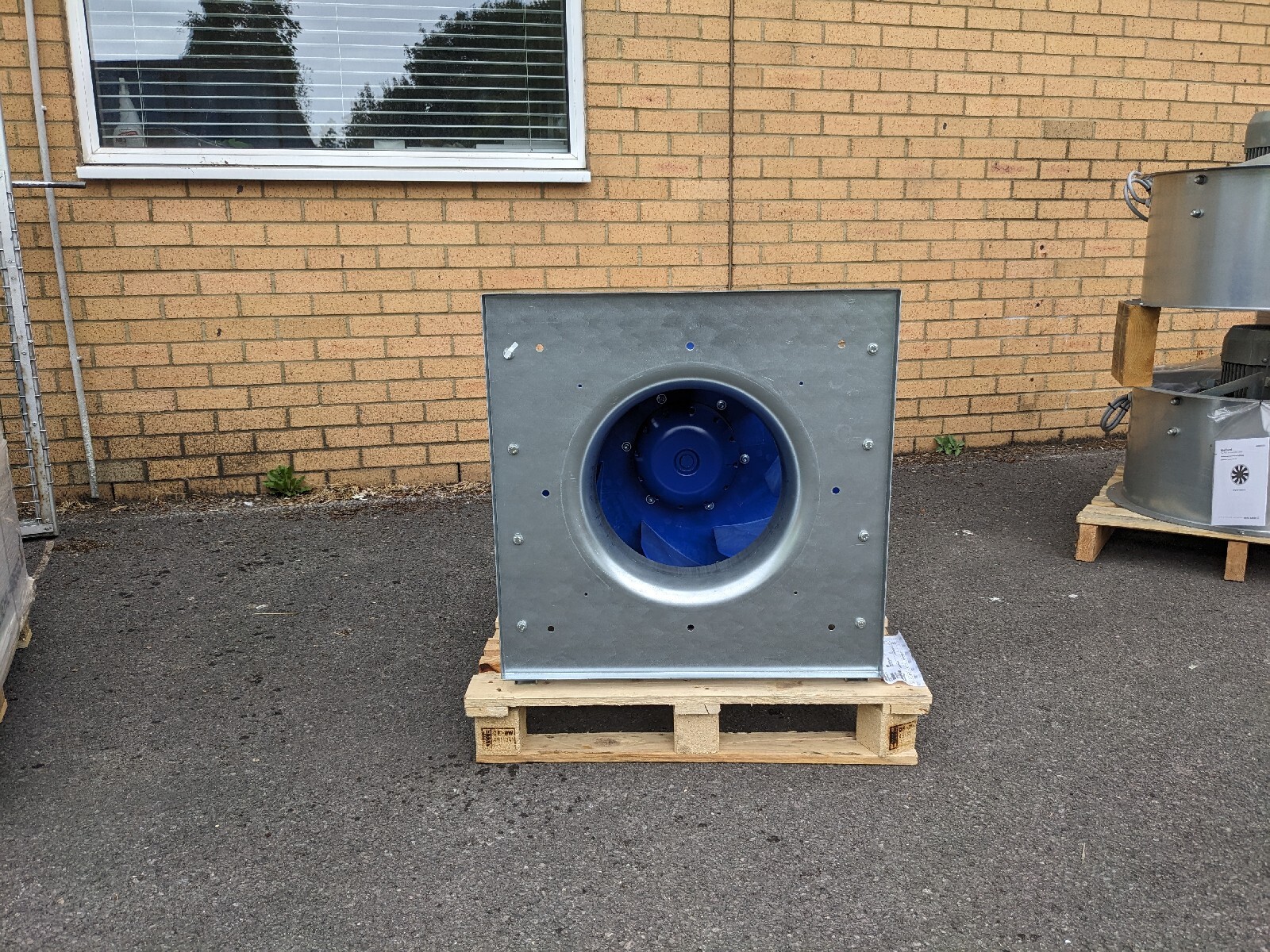 Industrial Centrifugal Extract Fan 3ph Biomass Fume Dust AHU 15000m3/HR ...