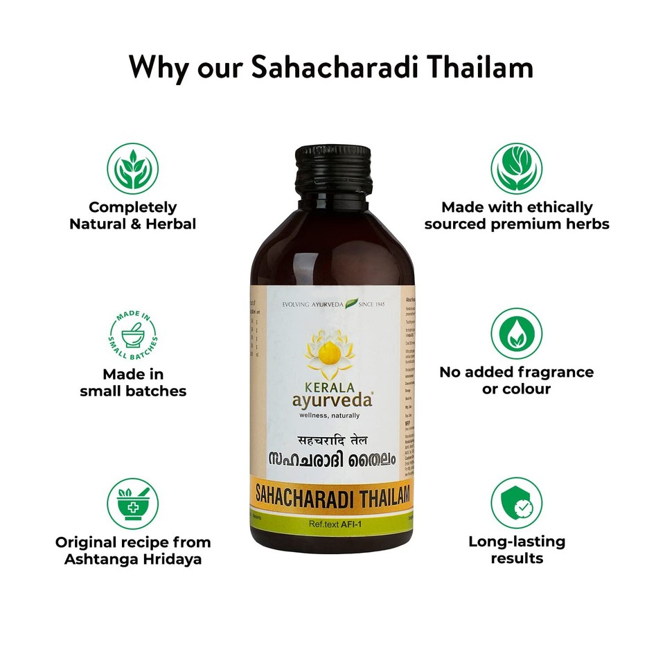 Kerala Ayurveda Sahacharadi Thailam Massage Oil With Sahachara ...