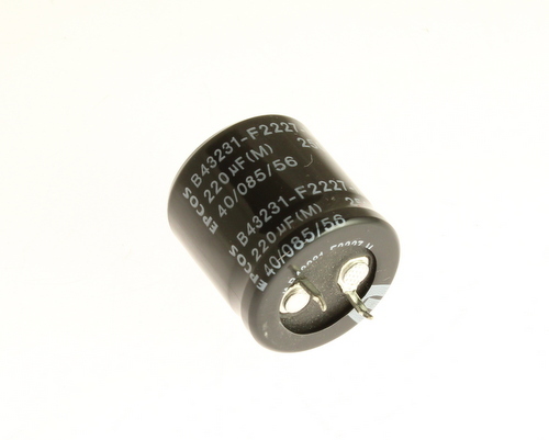 10x 220uF 250V Snap In Mount Electrolytic Capacitor 250 Volts 220mfd ...