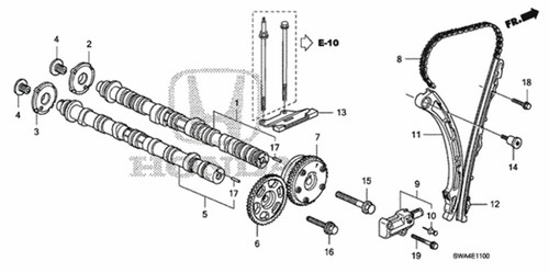 HONDA Genuine Acura Variable Valve Timing Actuator K24Z 14310-R40-A02 ...
