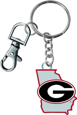 Georgia Bulldogs Keychain State Design | eBay