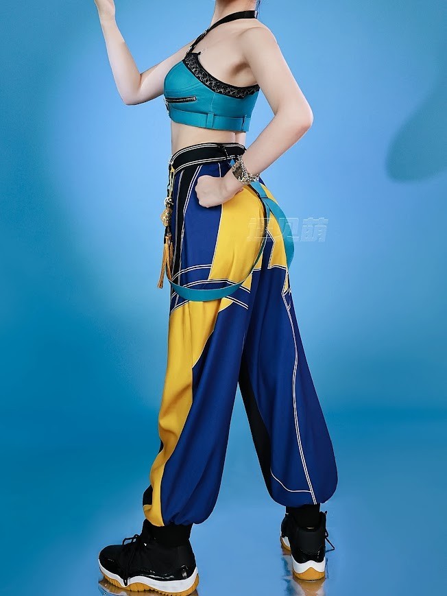 Zoey Idol Stage costume blue/black Inspired By K-pop Demon Hunter all ...