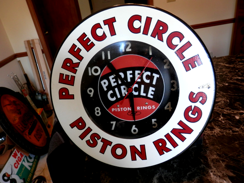 Vintage RARE 0HIO ADVERTISING PERFECT CIRCLE PISTON RINGS Light Up ...