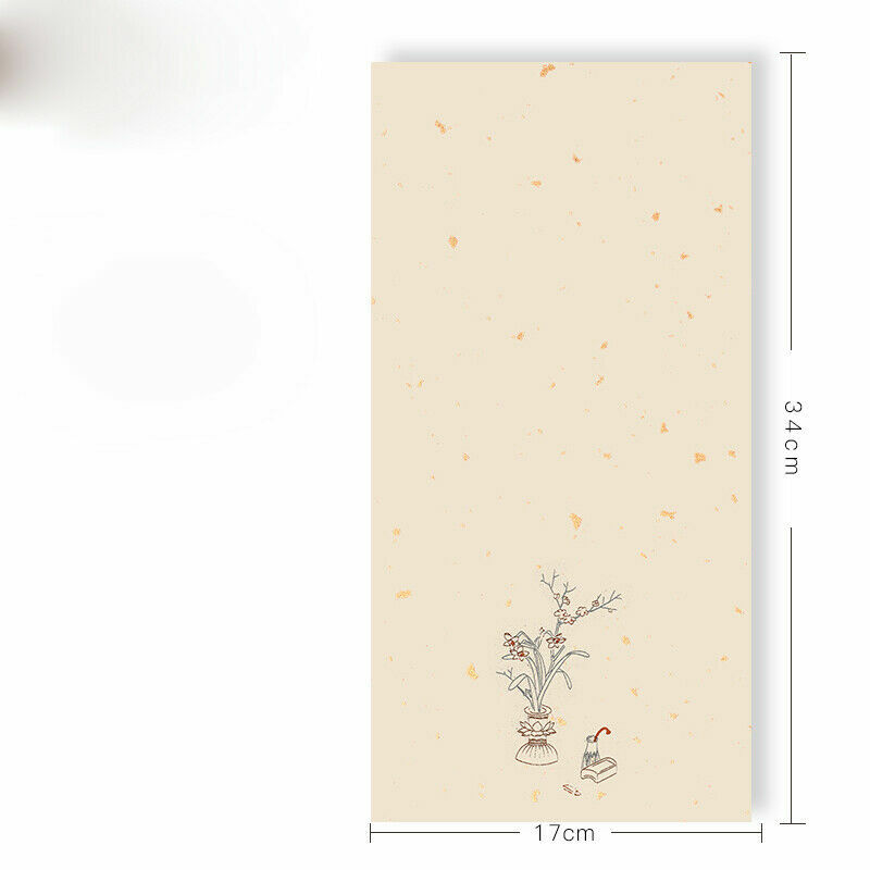 50 Sheet Semi-E Xuan Paper 34X17cm Chinese Rice Paper Writing ...