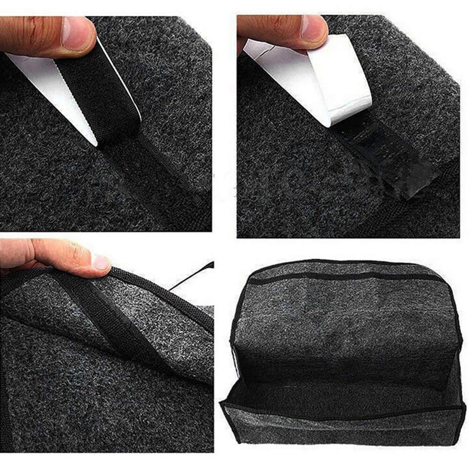 Car Boot Tidy Bag Storage Bag Collapsible Trunk Organiser Travel Holder ...