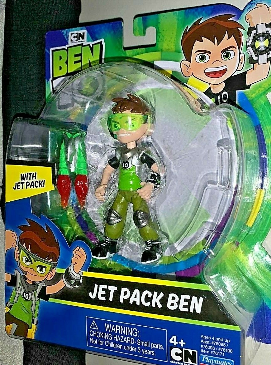 BEN 10 2020 CARTOON NETWORK JET PACK BEN WITH JET PACK 4" ACTION FIG ...