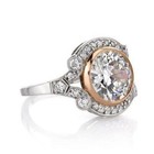 1890s Edwardian Lab-Created Old Mine Cut 2.38CT Diamonds Vintage ...