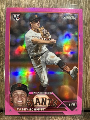 2023 Topps Chrome Update Casey Schmitt RC Pink Refractor #USC169 Giants ...