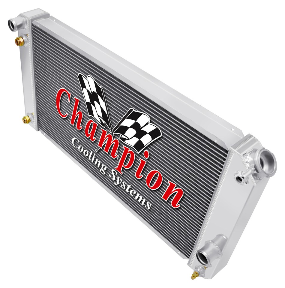 3 Row KR Radiator W/ 2 12" Fans and Shroud for 1996 - 2005 Chevy Blazer ...