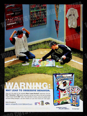 MLB Showdown CCG Cards Wizards of the Coast 2003 Print Magazine Ad ...
